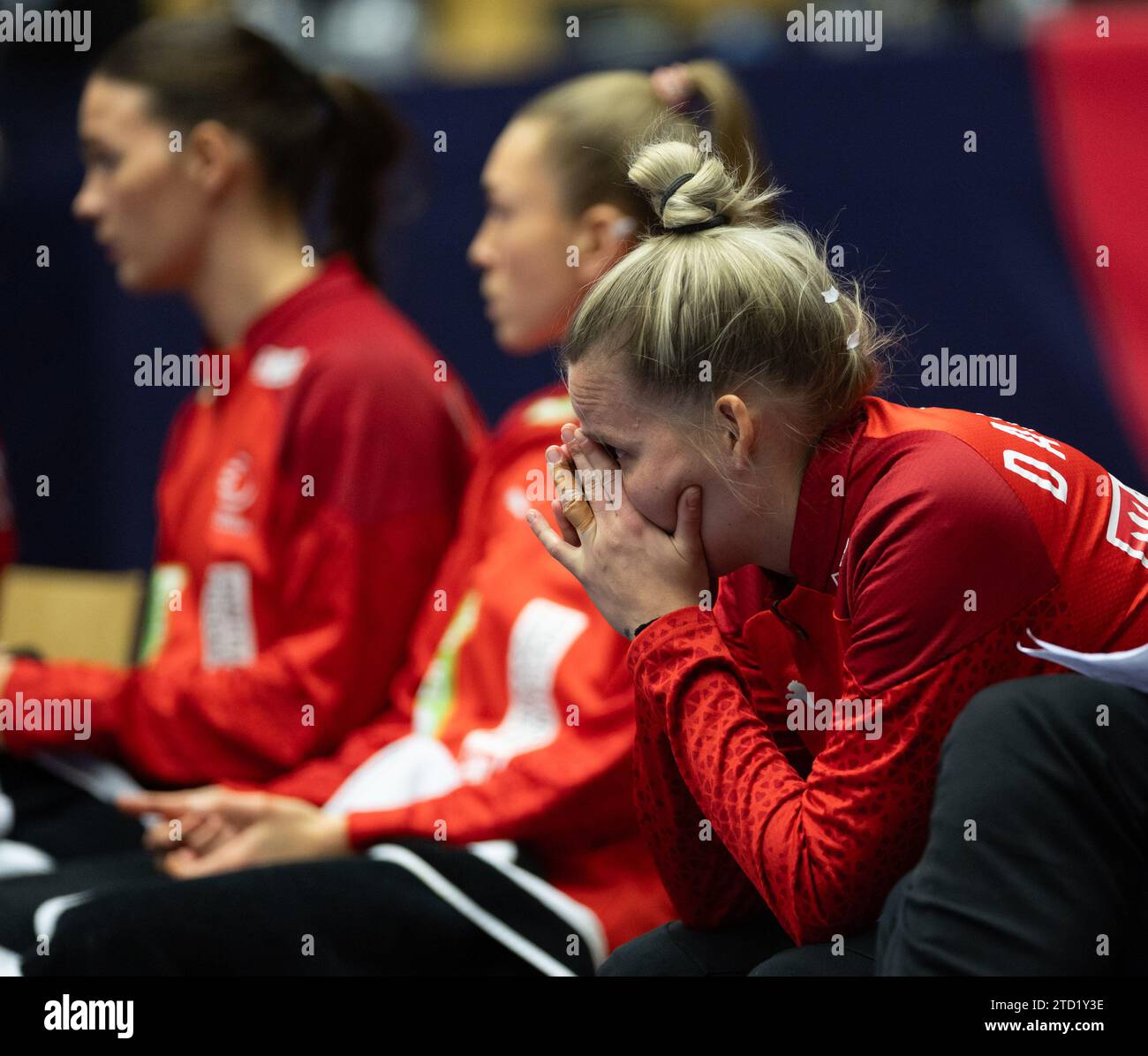 Herning, Denmark, December 15th 2023: Goalkeeper Sandra Toft (1 Denmark ...