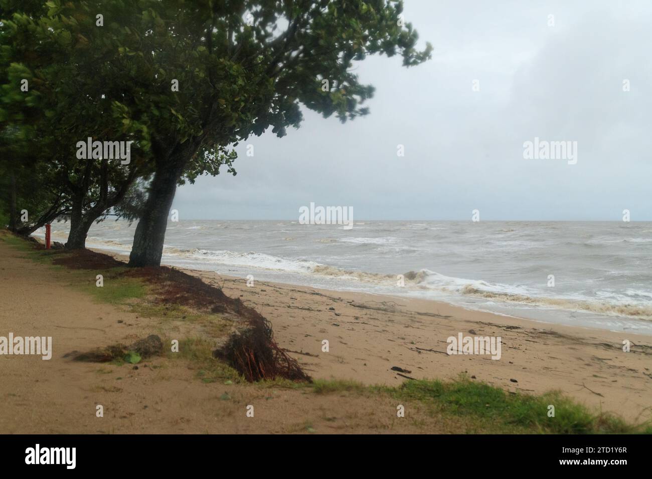 December 14, 2023, Cairns, Queensland, Australia: Erosion after the ...