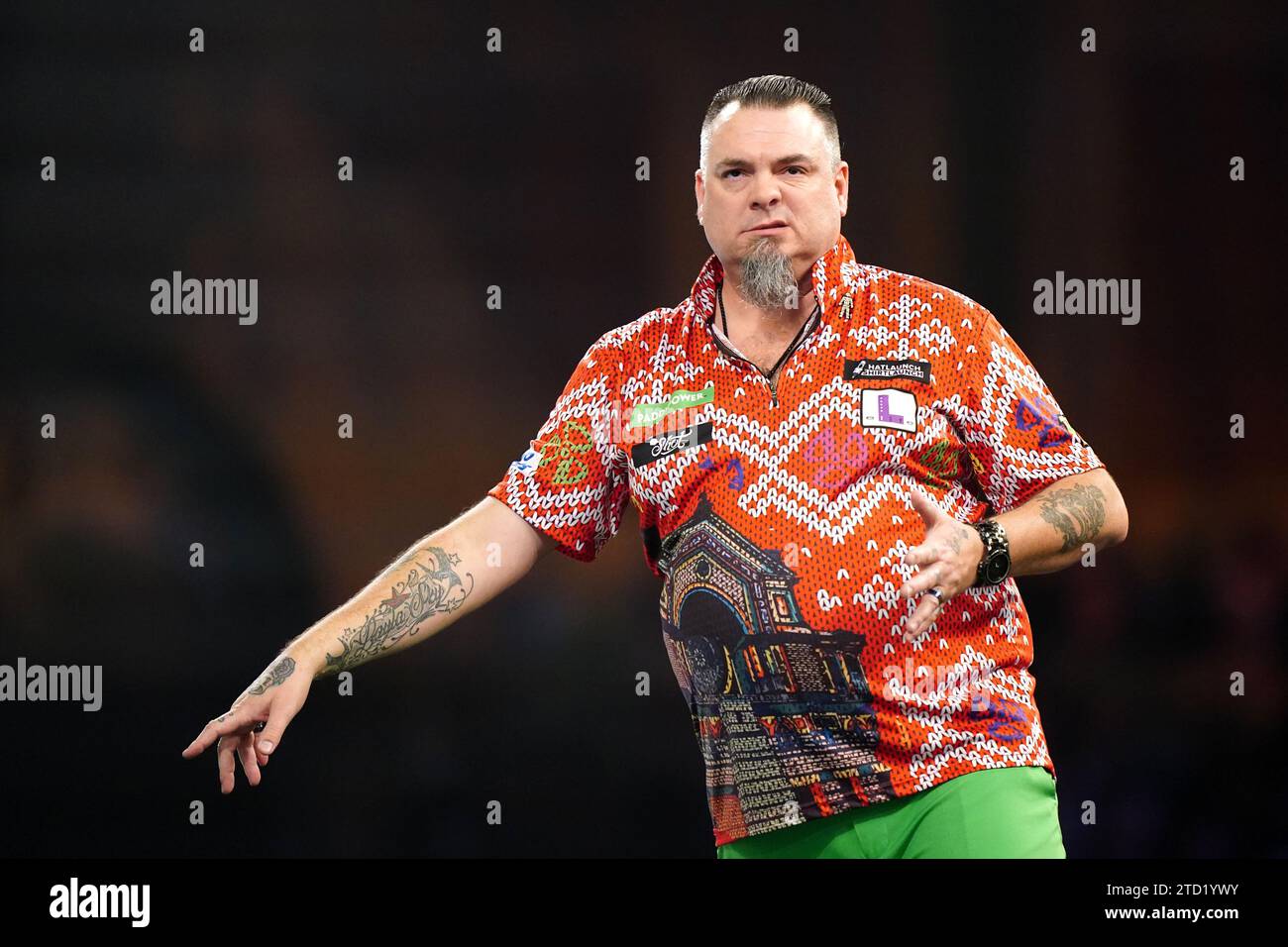 Stowe Buntz in action against Kevin Doets (not pictured) on day one of ...