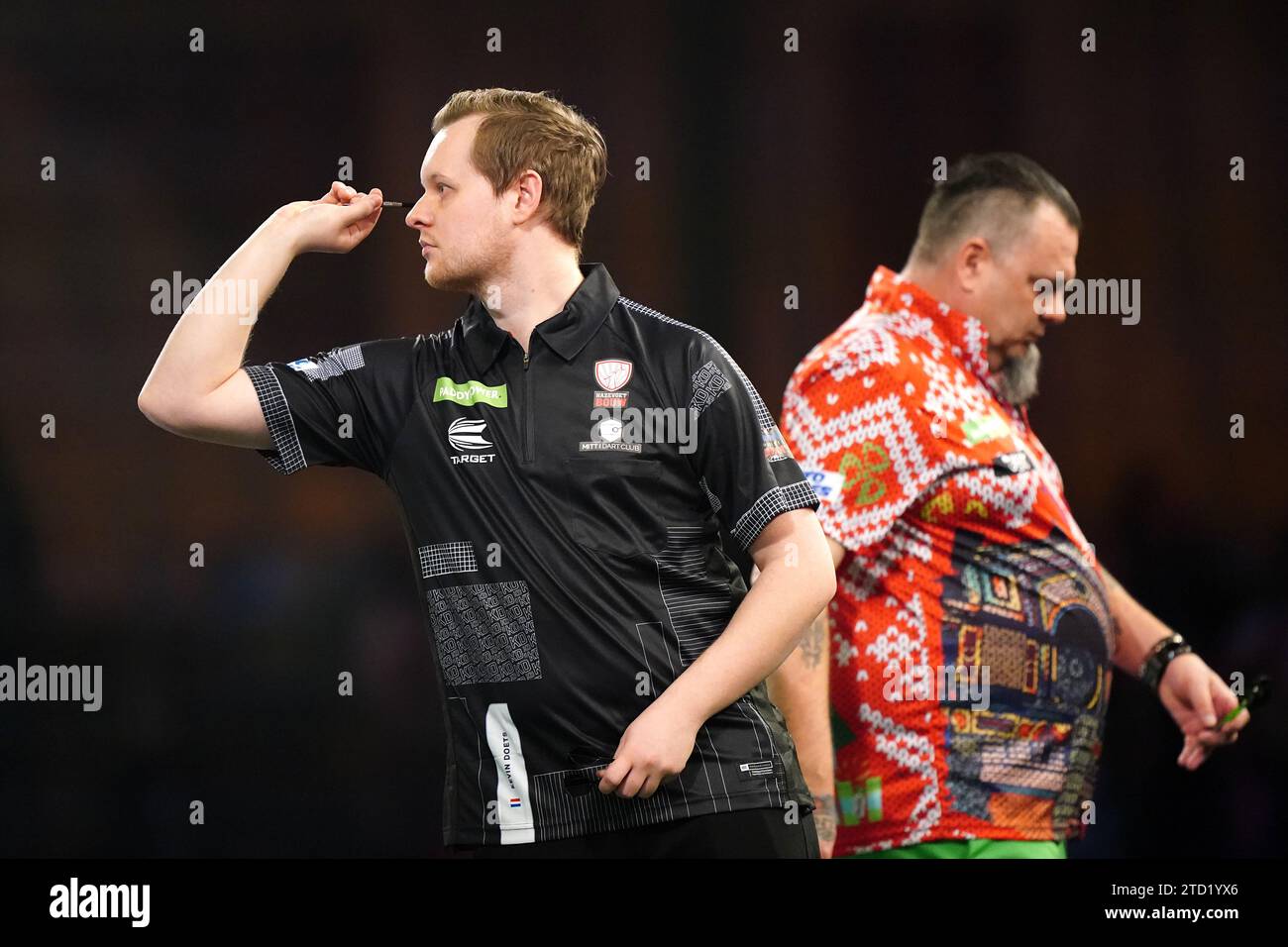 Kevin Doets in action against Stowe Buntz (not pictured) on day one of ...