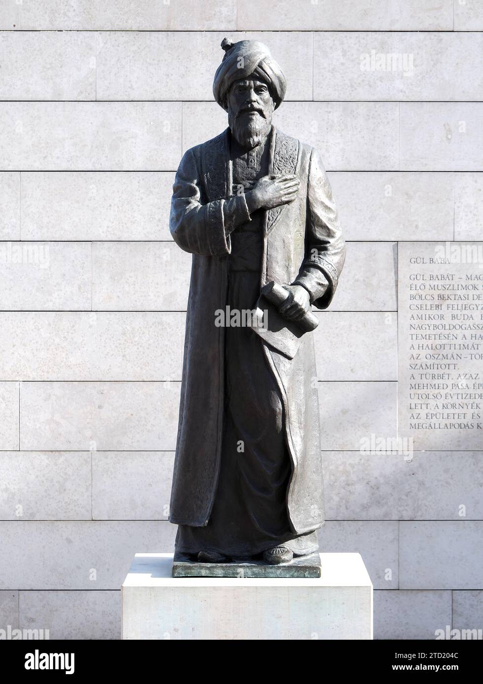 Statue of Gül Baba (Jafer), near Tomb of Gül Baba, District II, Buda ...