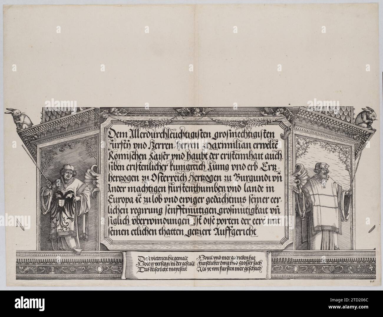 The Lower Portiion of the Cupola of the Central Portal, with Herolds ...