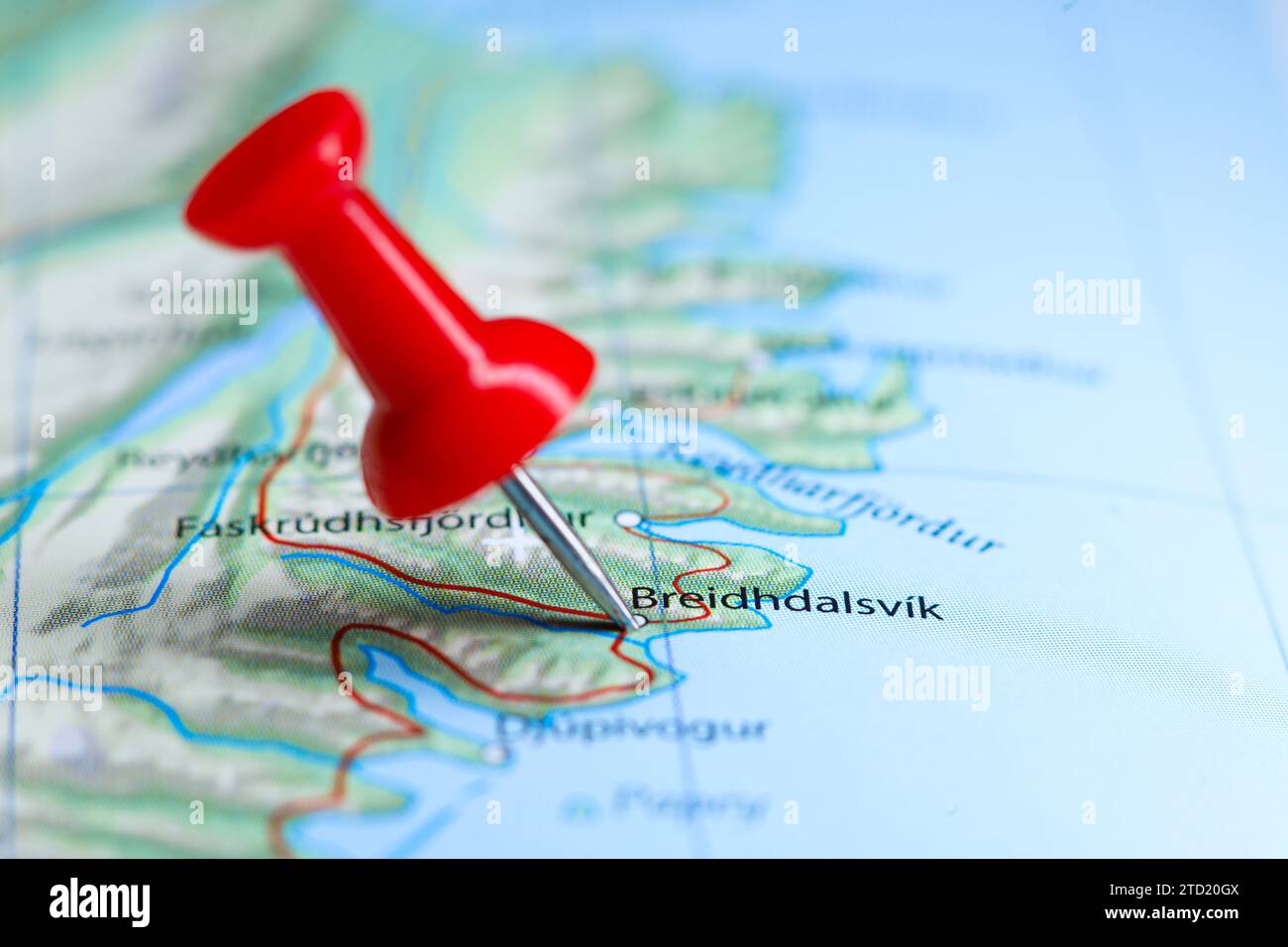 Pinned iceland map hi-res stock photography and images - Alamy