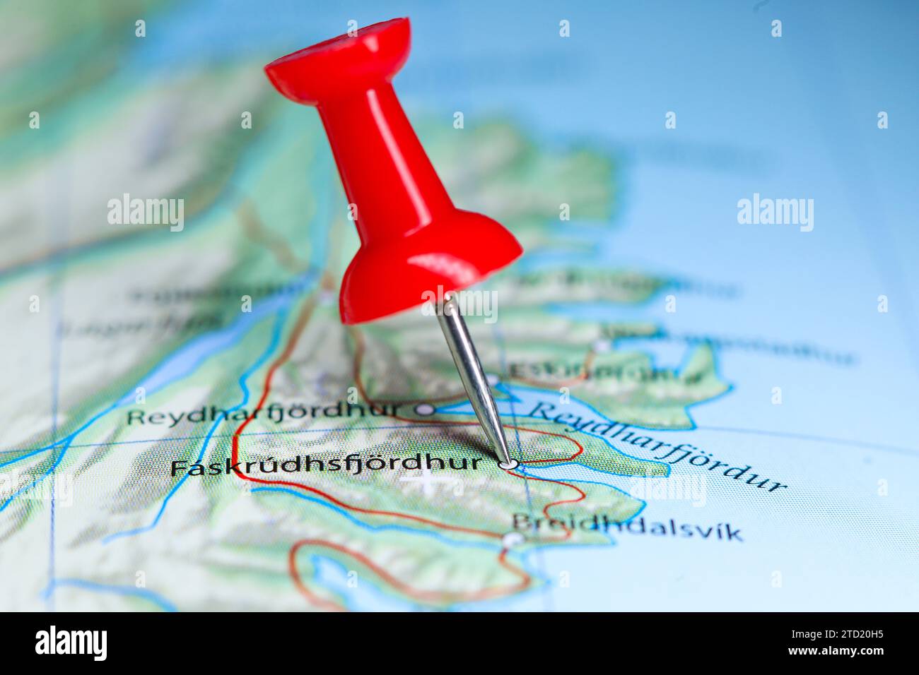 Pinned iceland map hi-res stock photography and images - Alamy