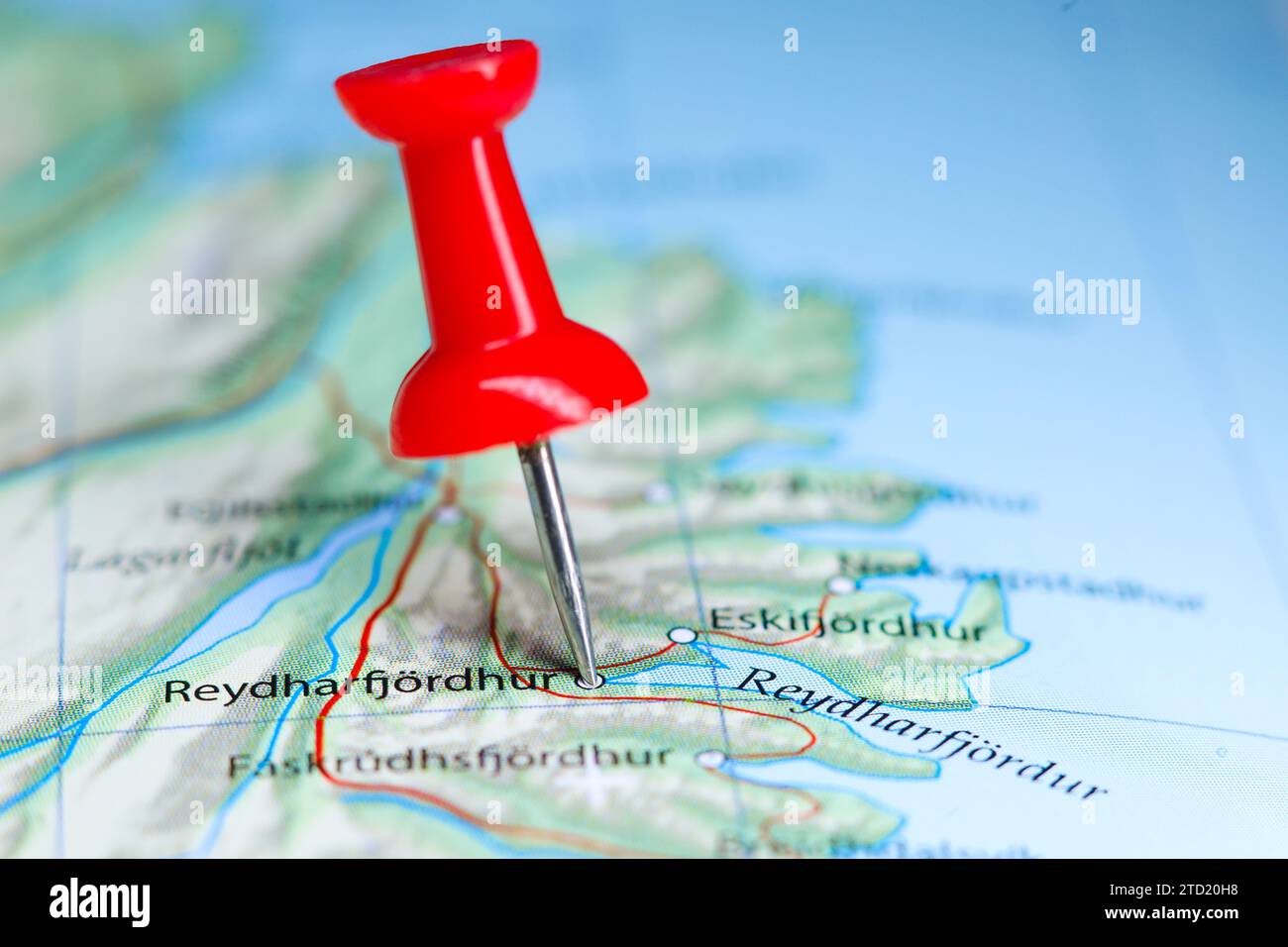 Pinned iceland map hi-res stock photography and images - Alamy
