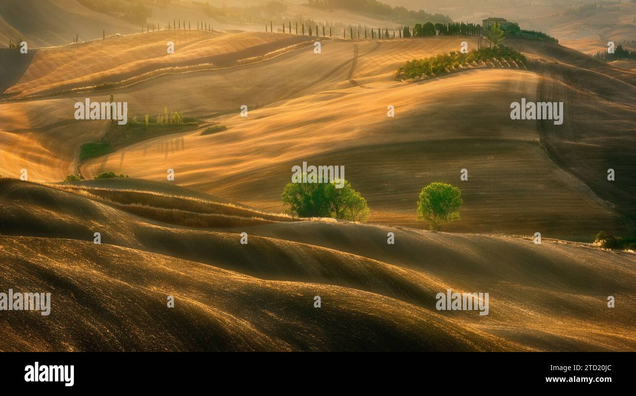 Farm near pienza tuscany hi-res stock photography and images - Alamy