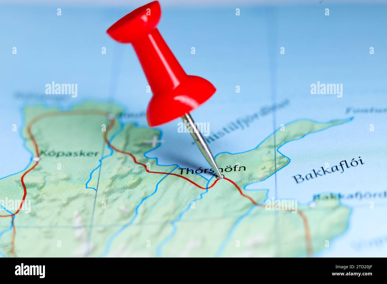 Pinned iceland map hi-res stock photography and images - Alamy