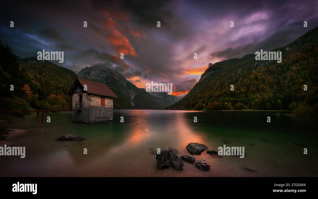 Lake Misurina is the largest natural lake of the Cadore and it is 1,754 ...