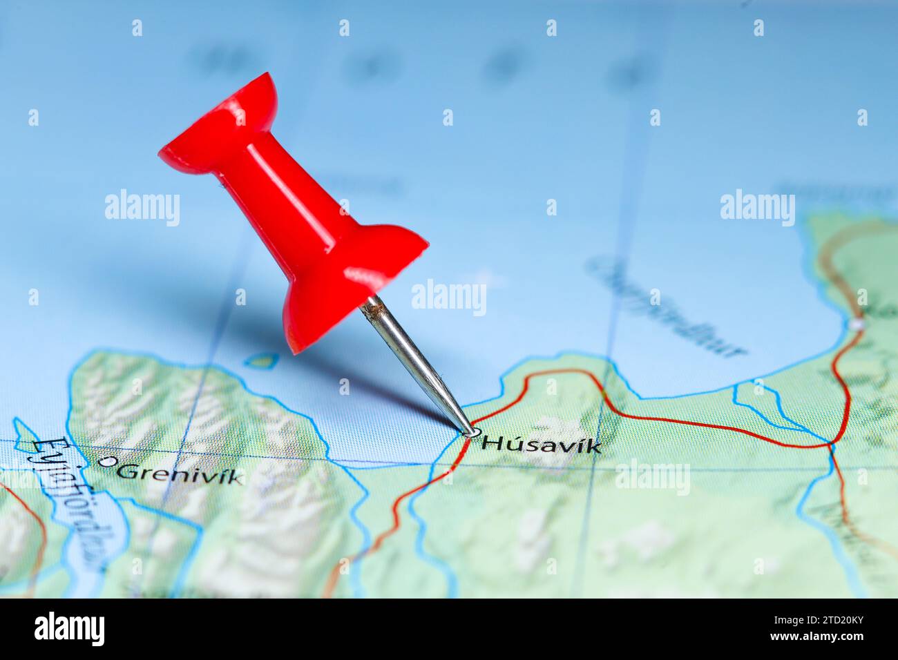 Pinned iceland map hi-res stock photography and images - Alamy