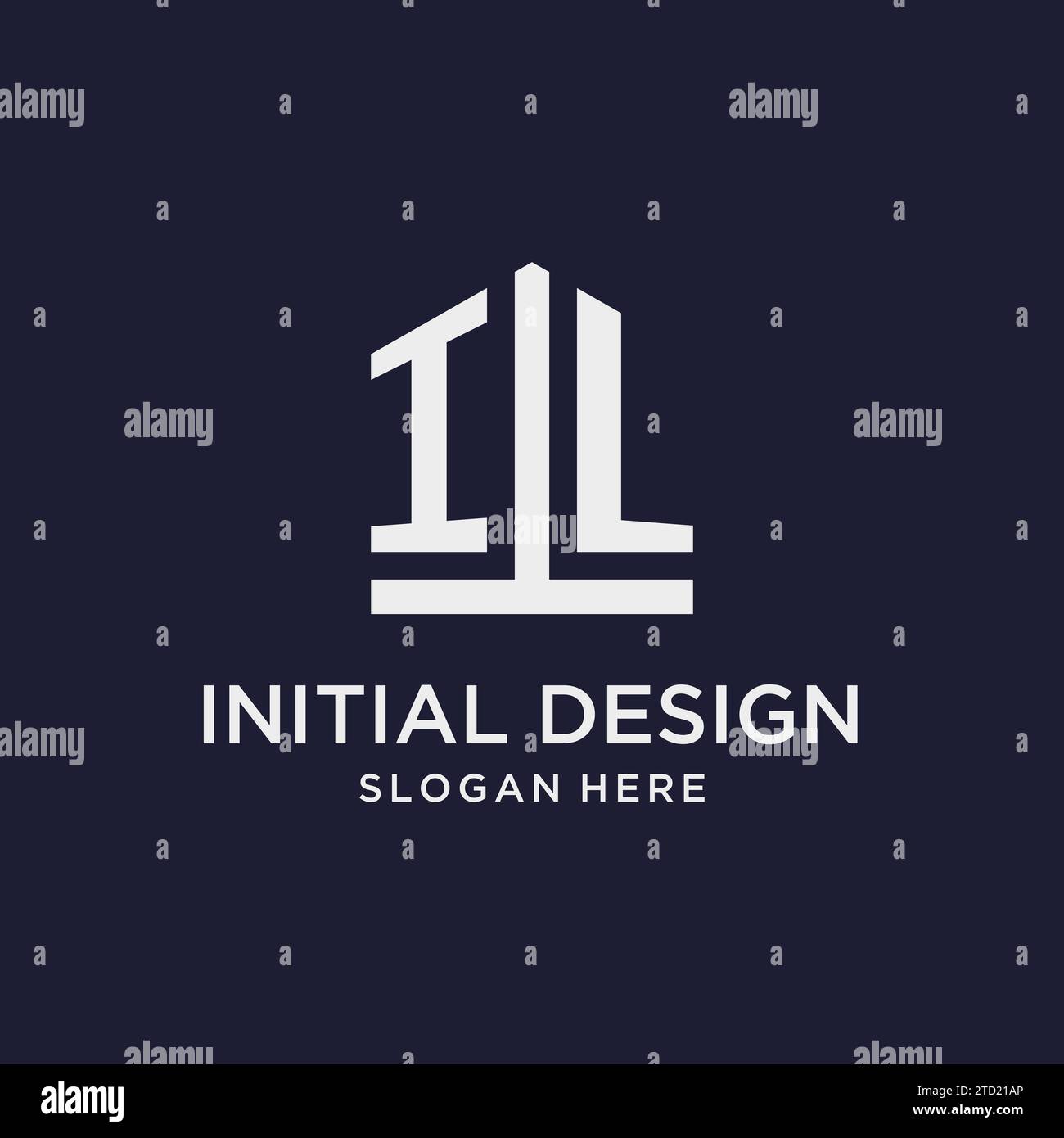 Il initial Stock Vector Images - Alamy