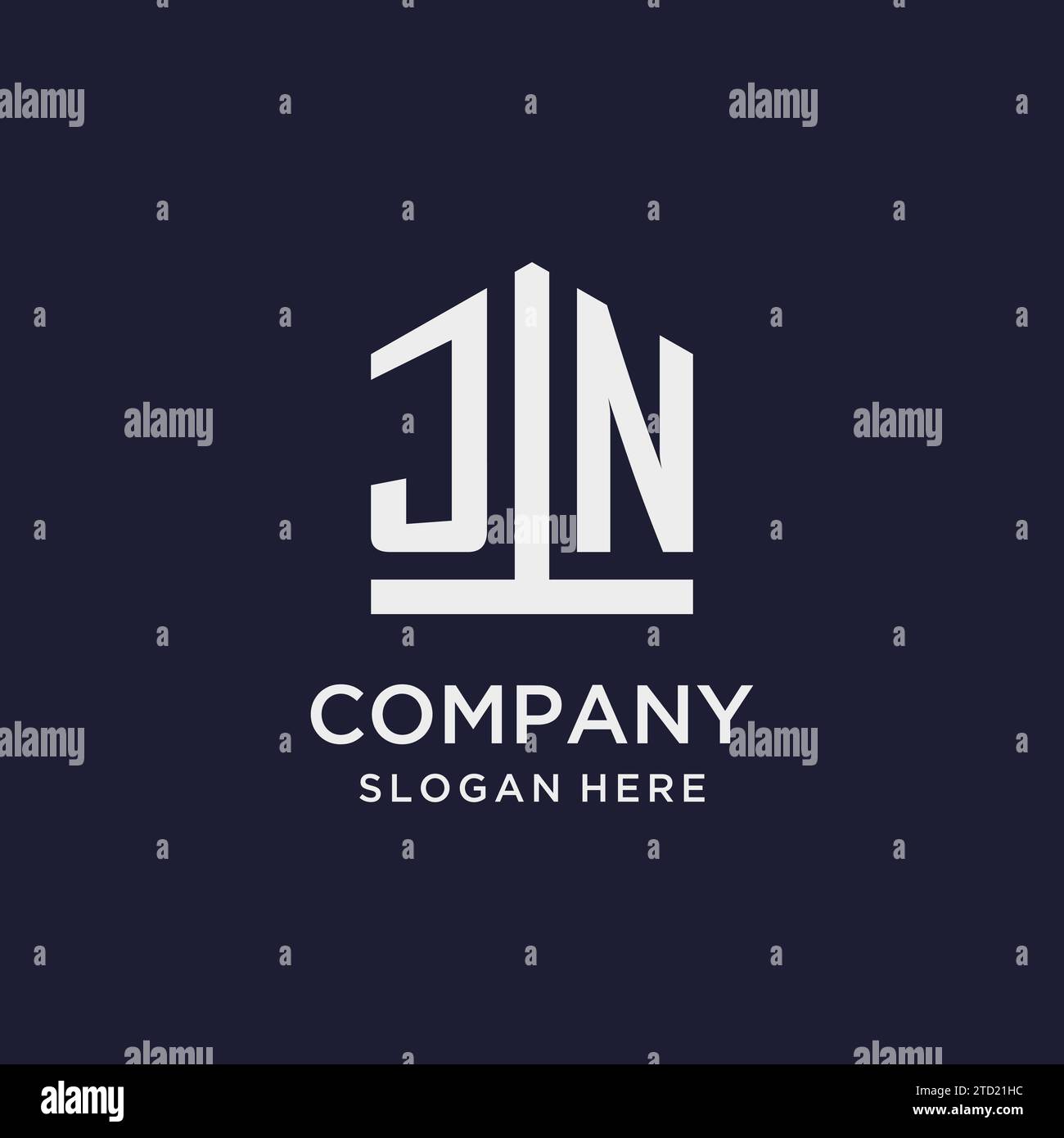 Jn real estate logo hi-res stock photography and images - Alamy