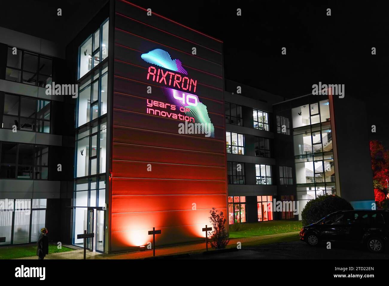 Head office, headquarters of AIXTRON SE, a leading provider of ...
