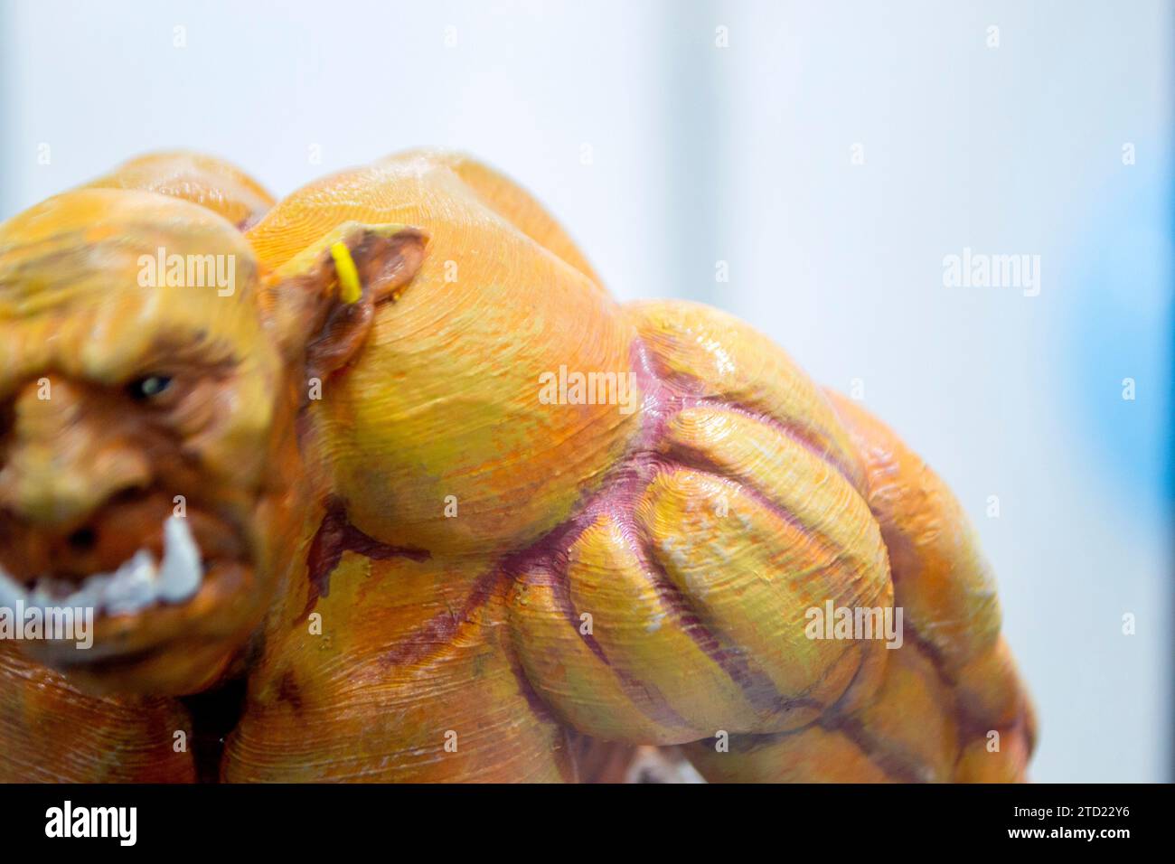 Prototype Of Art Object 3d Printed From Melted Plastic Model Created 3d Printer New Innovation