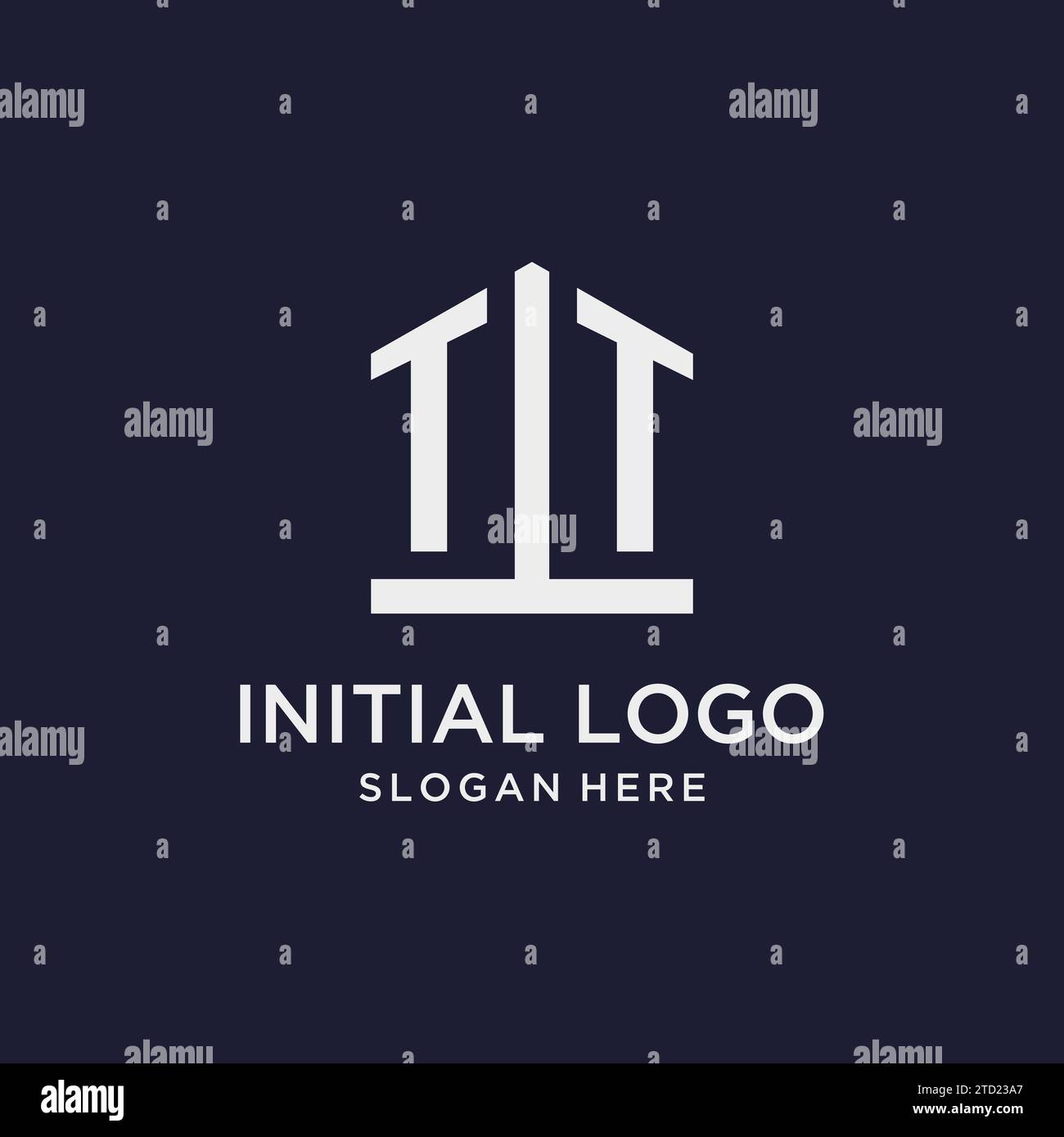 TT initial monogram logo design with pentagon shape style design ideas Stock Vector Image & Art ...