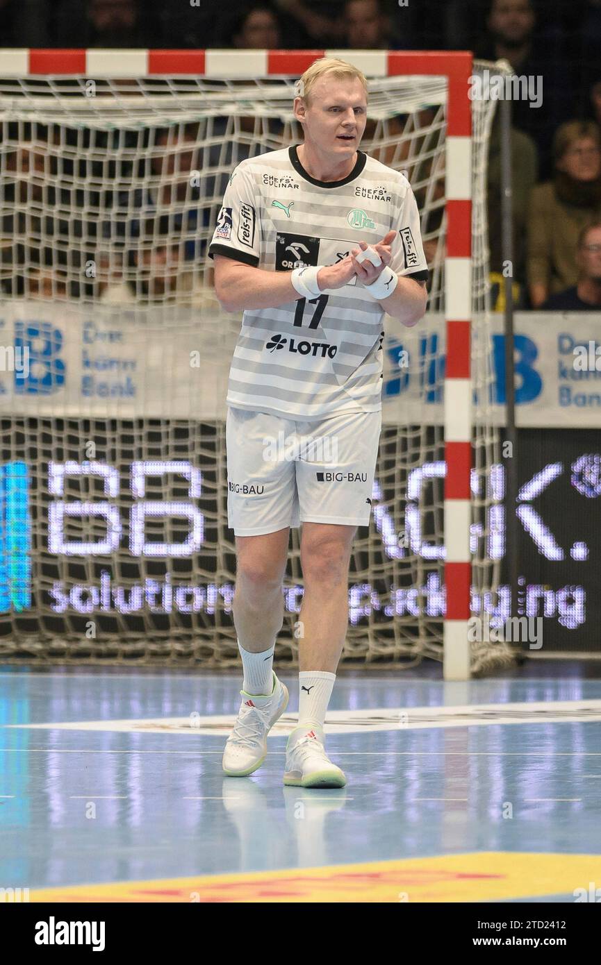 Patrick Wiencek (Kreis, THW Kiel, #17) GER, ThSV Eisenach gegen THW ...