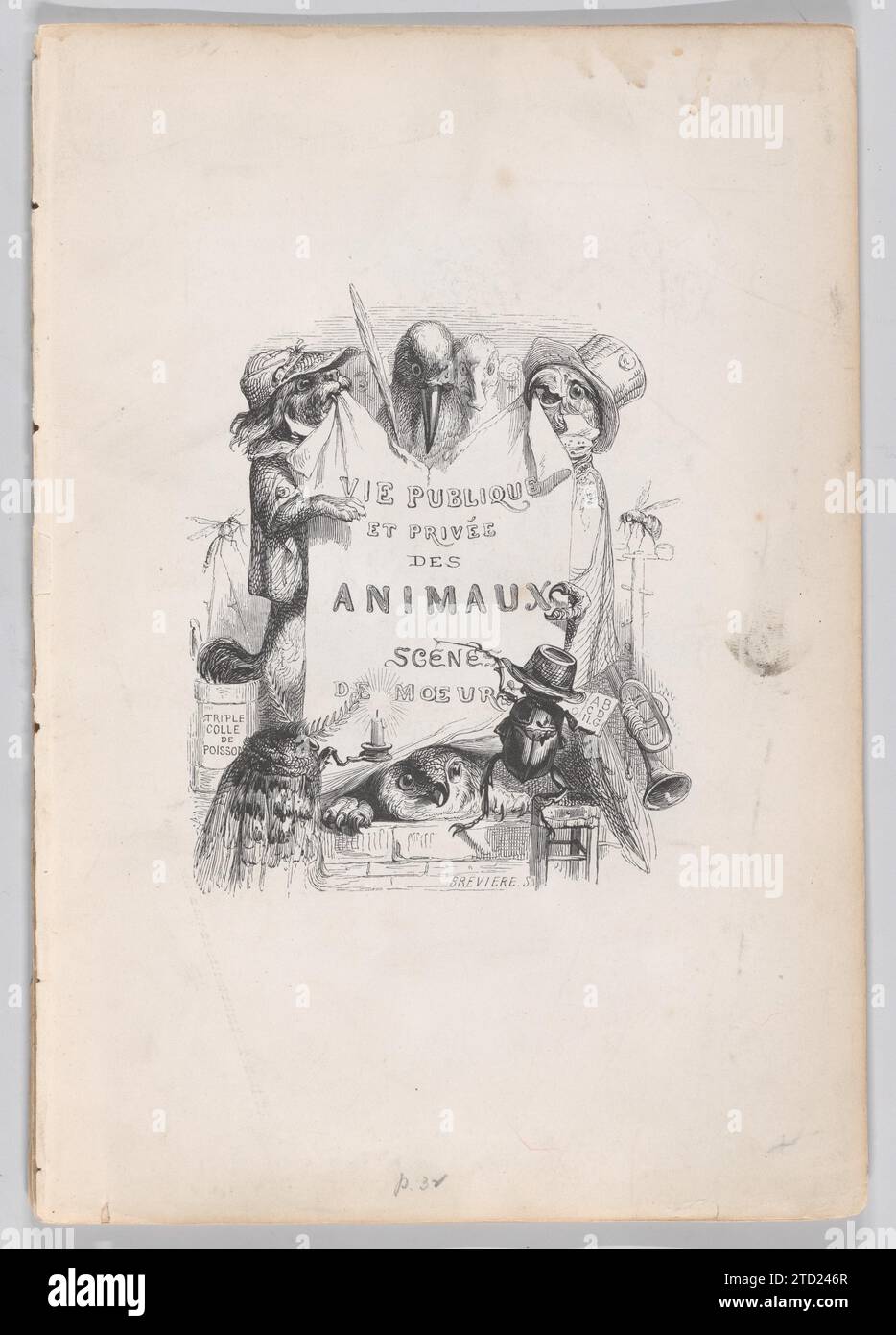 Private and Public Life of Animals; Scenes of Customs 1959 by Honore de ...