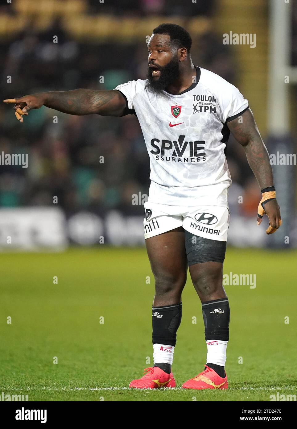 RC Toulon's Dany Priso during the Investec Challenge Cup match at cinch ...