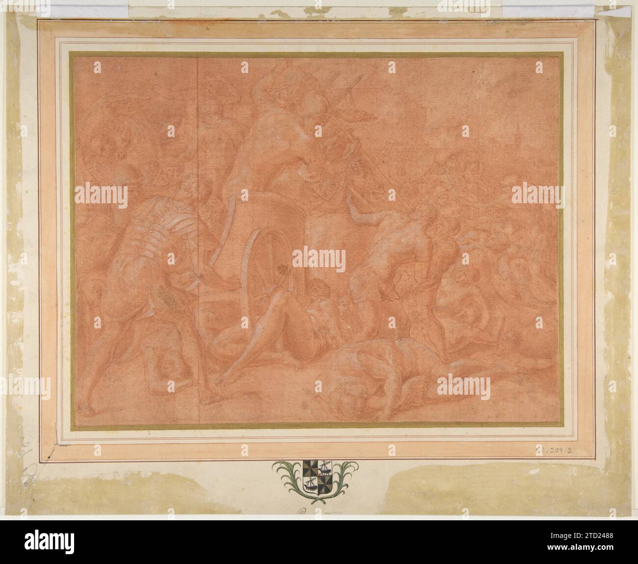 Ulysses and His Companions Fighting the Cicones Before the City of ...