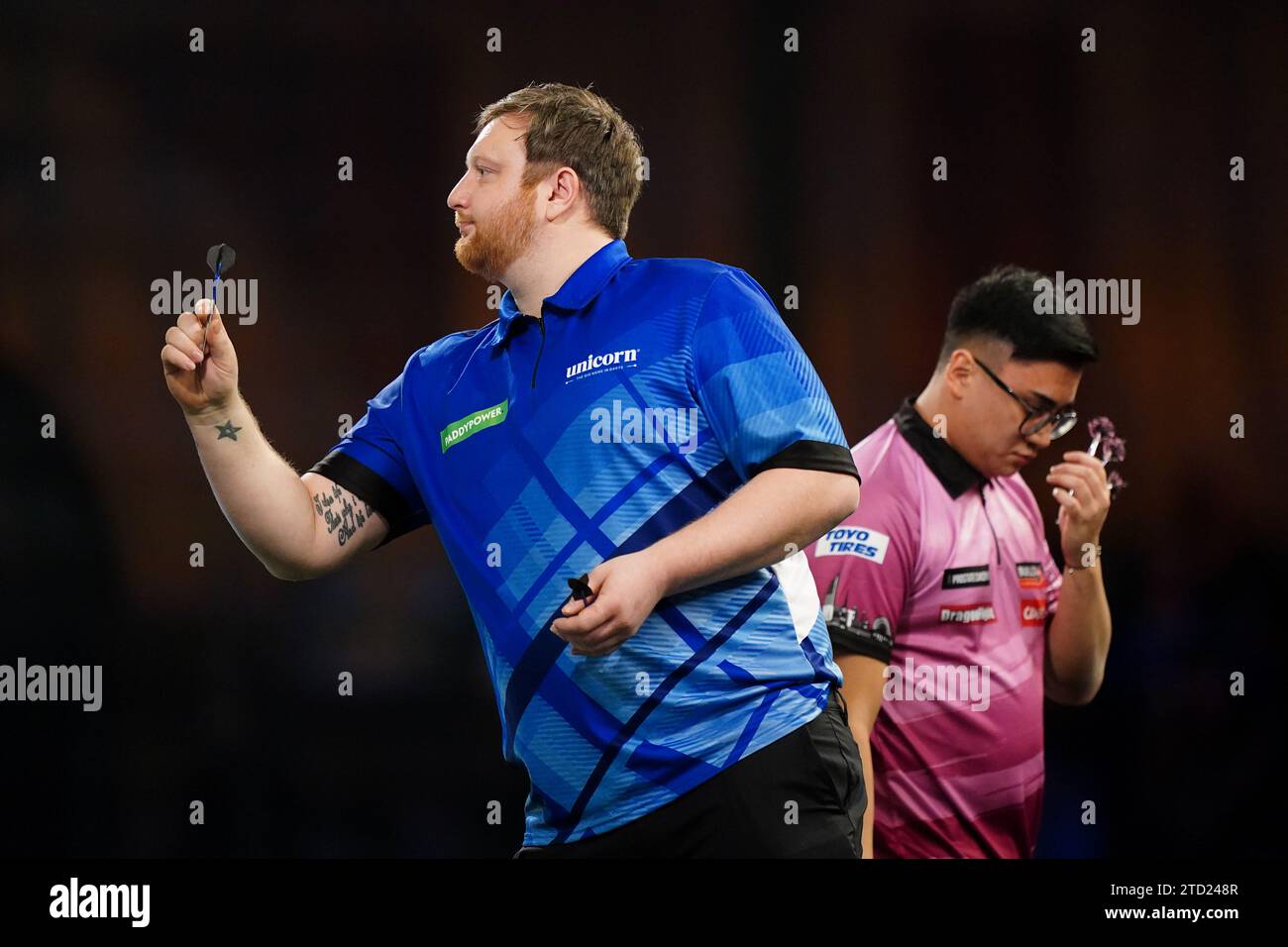 Cameron Menzies in action against Rusty-Jake Rodriguez (not pictured ...