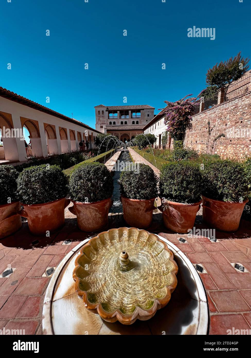 Granada, Spain - SEP 4, 2022: The Alhambra is a palace and fortress ...