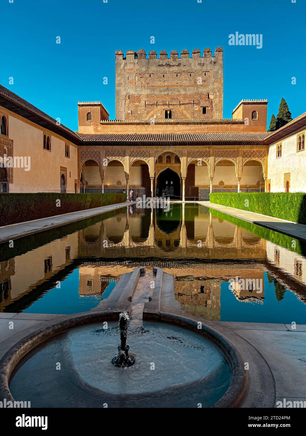 Granada, Spain - SEP 4, 2022: The Alhambra is a palace and fortress ...