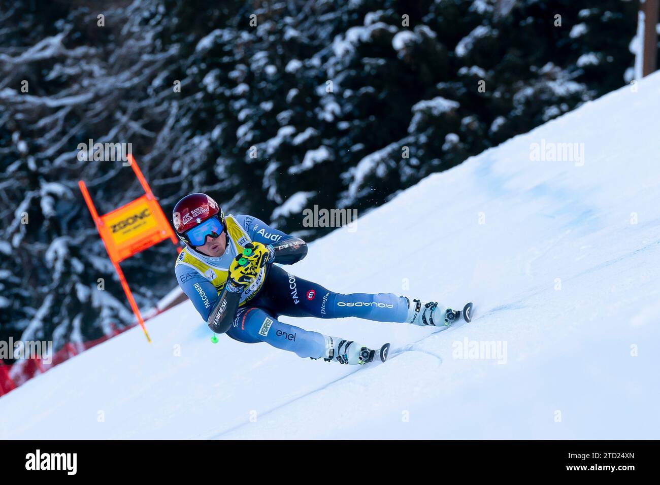 Val Gardena, Italy. 15th Dec, 2023 BOSCA Guglielmo (ITA) competing in ...