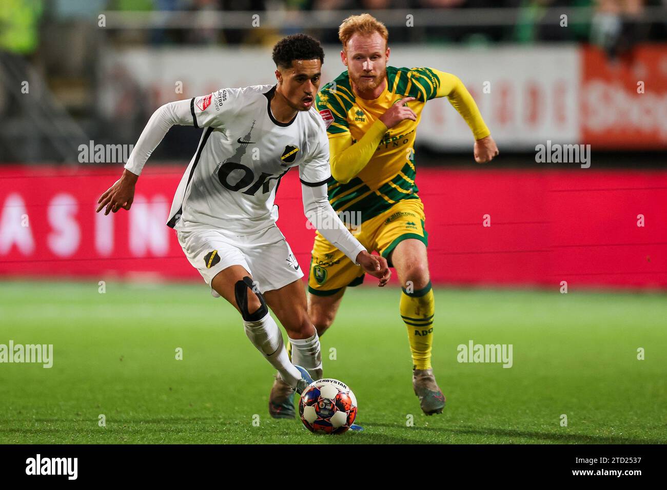 DEN HAAG, NETHERLANDS - DECEMBER 15: Aime Omgba of NAC Breda is ...