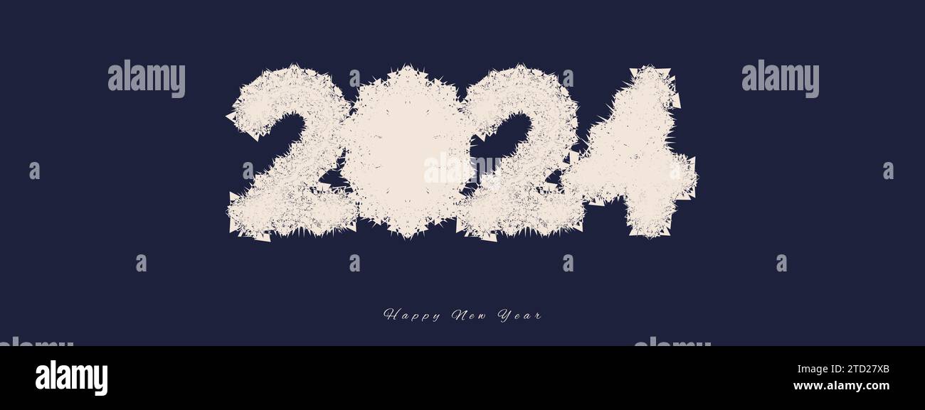 2024 New Year Number Logo Design with a Unique and Different concept ...