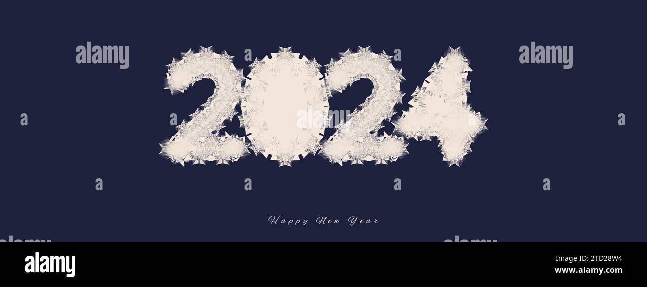 New year 2024 party Stock Vector Images - Alamy