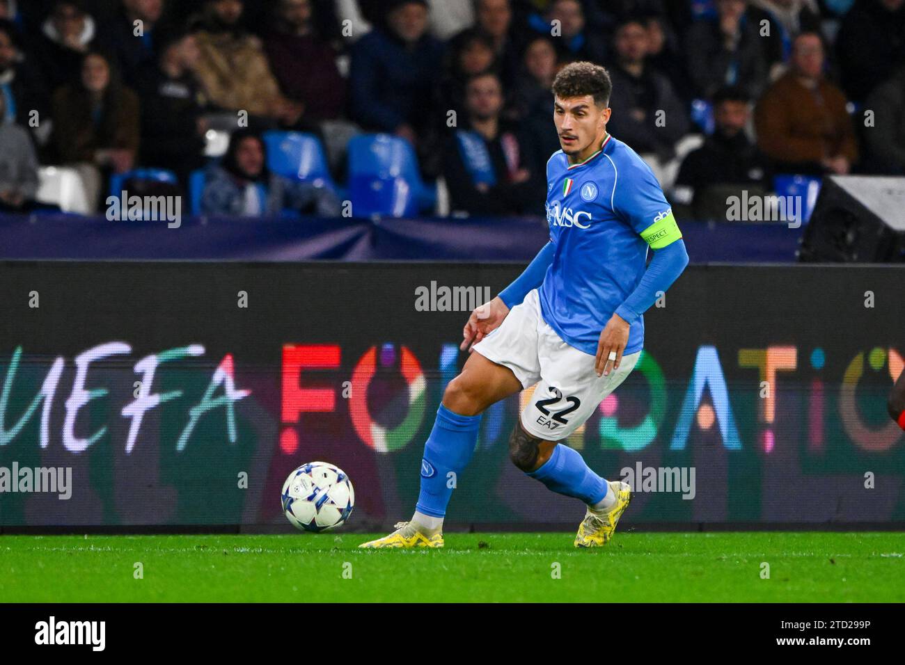 Giovanni Di Lorenzo of SSC Napoli in action during the UEFA Champions ...
