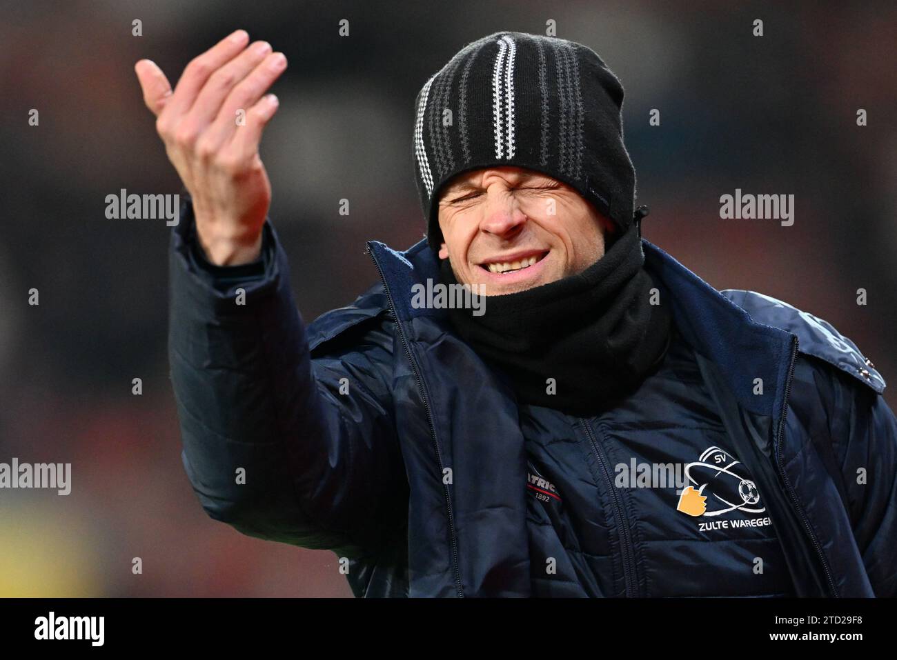 Head Coach Vincent Euvrard of Zulte-Waregem pictured during a soccer ...