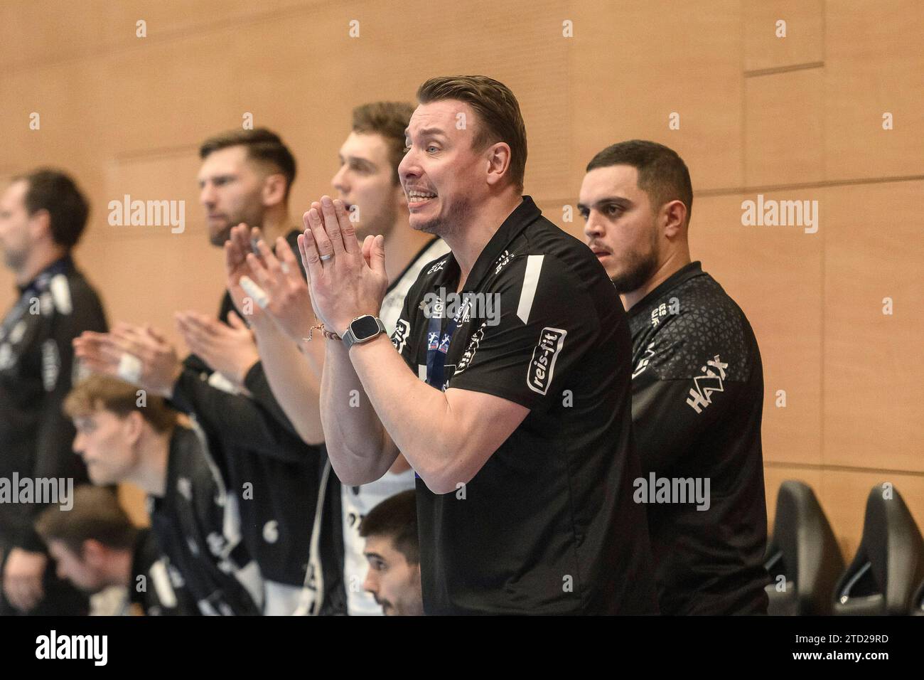 Filip Jicha (Trainer THW Kiel) GER, ThSV Eisenach gegen THW Kiel ...