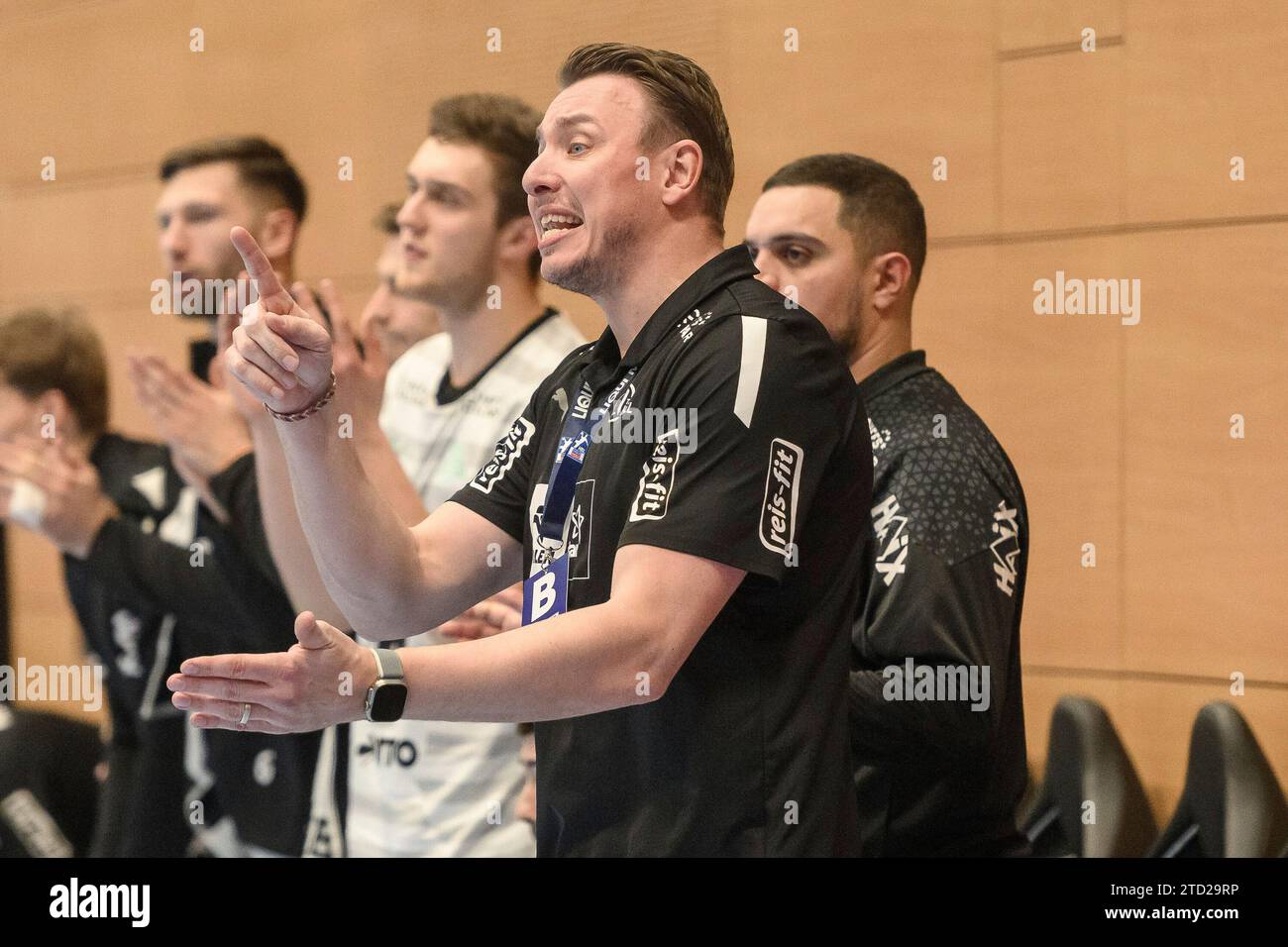 Filip Jicha (Trainer THW Kiel) GER, ThSV Eisenach gegen THW Kiel ...