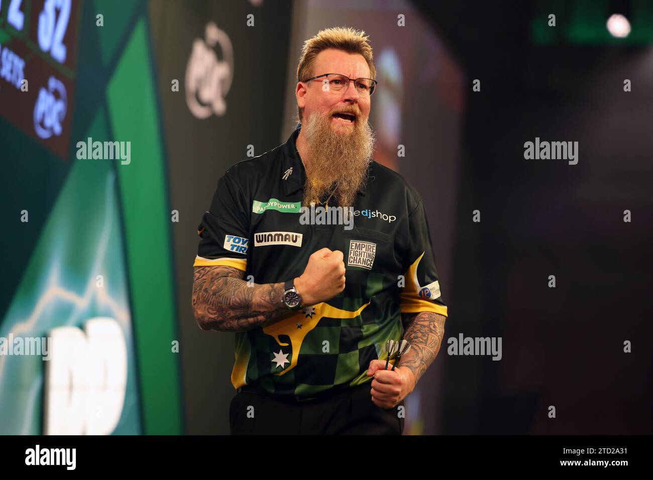 15th December 2023, Alexandra Palace, London, England; 2023/24 PDC ...