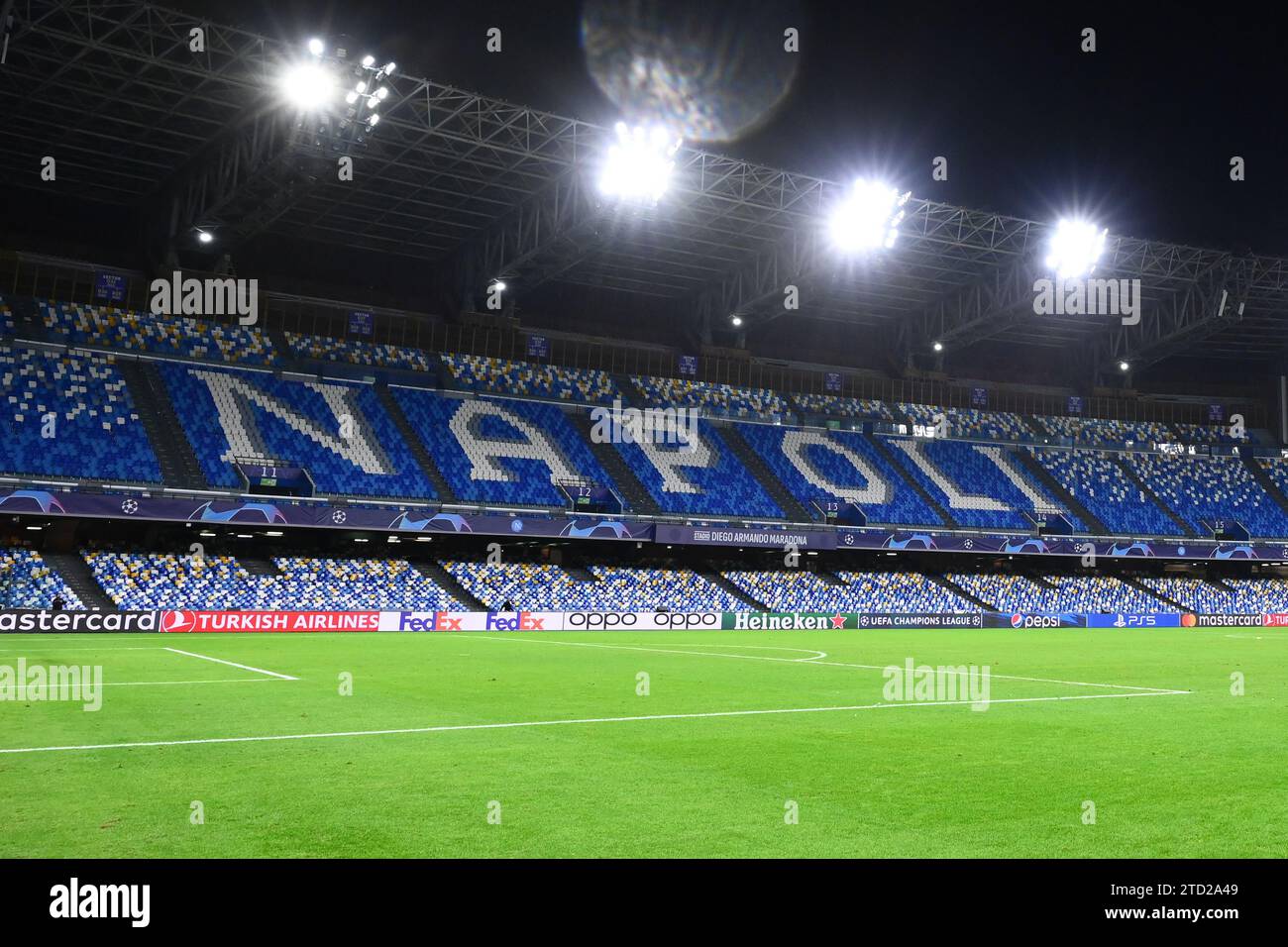General view inside Diego Armando Maradona Stadium of SSC Napoli before ...
