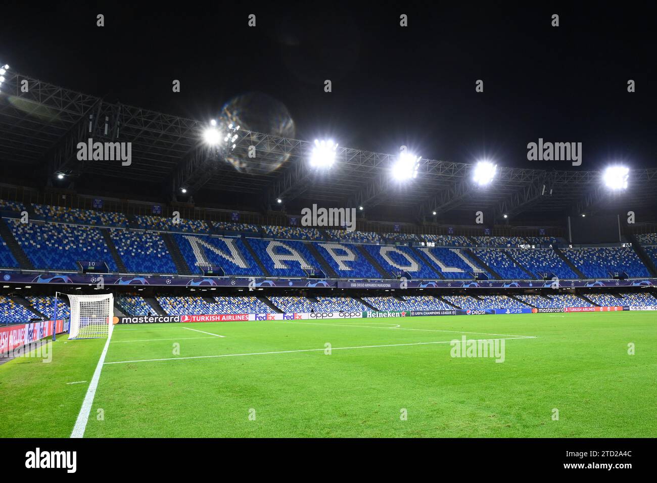 General view inside Diego Armando Maradona Stadium of SSC Napoli before ...