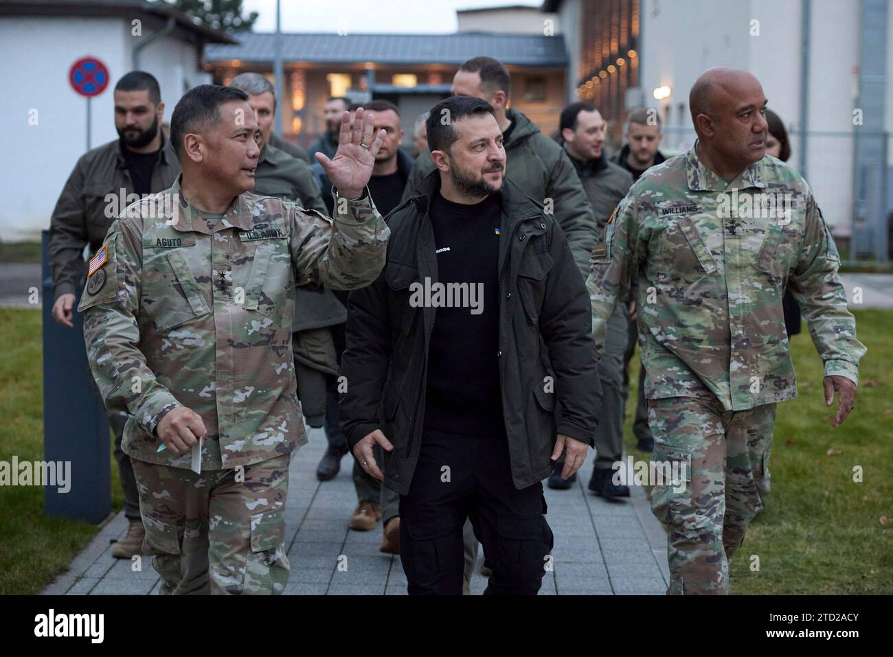 Wiesbaden, Germany. 14 December, 2023. Ukrainian President Volodymyr ...