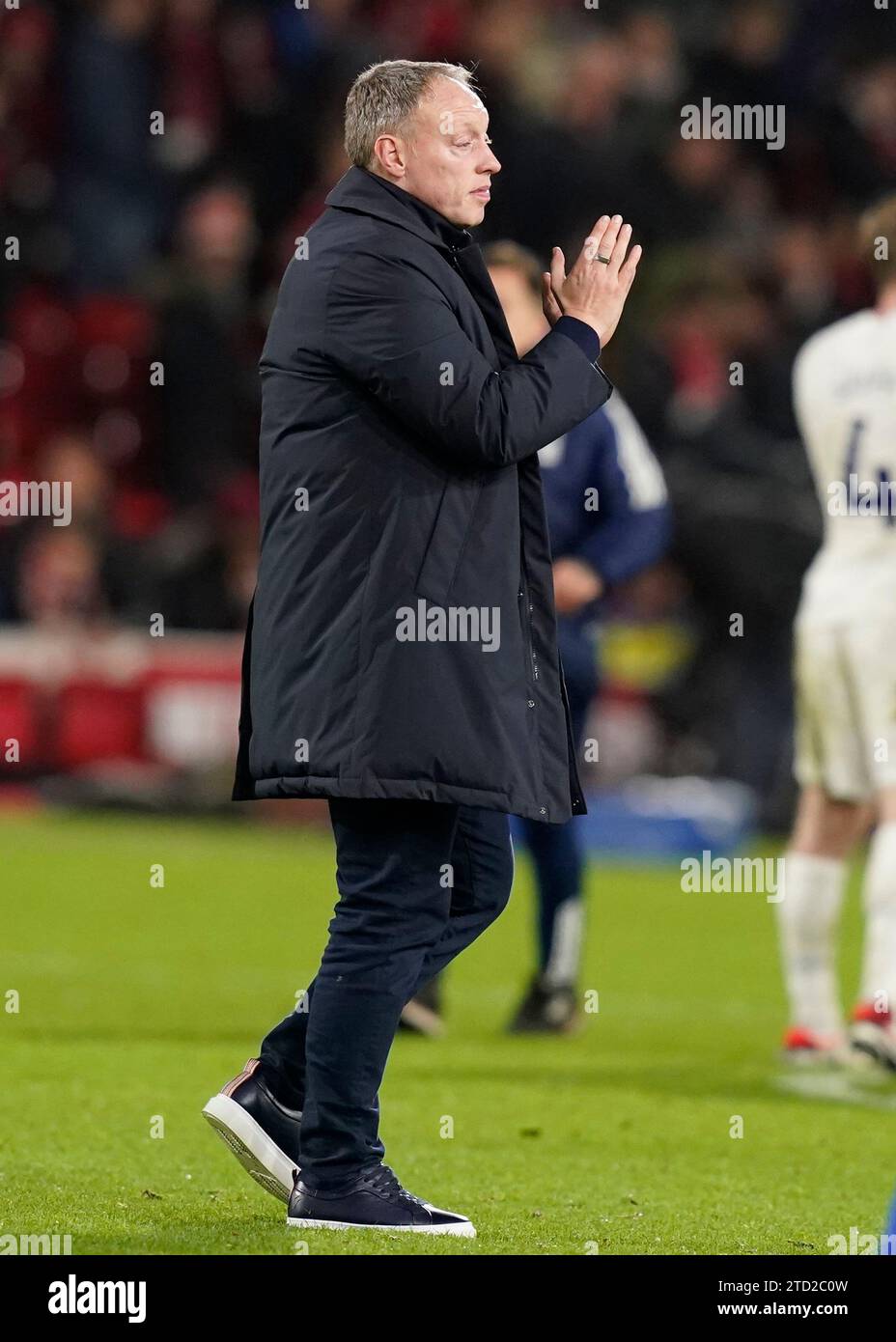 Nottingham, England, 15th December 2023. Dejected Steve Cooper manager ...