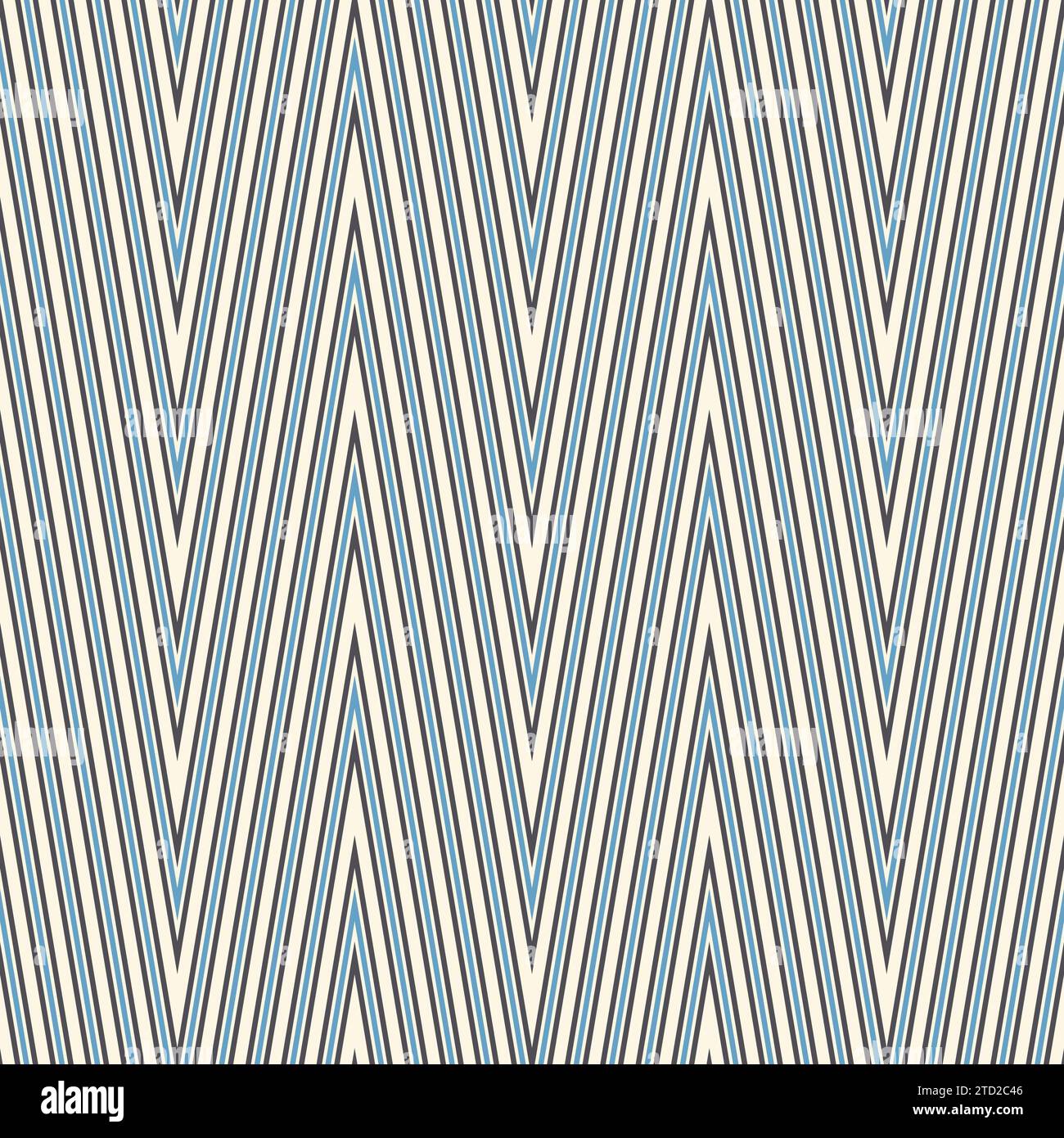Seamless chevron geometric pattern. Zig zag endless swatch. Simple graphic design element ...