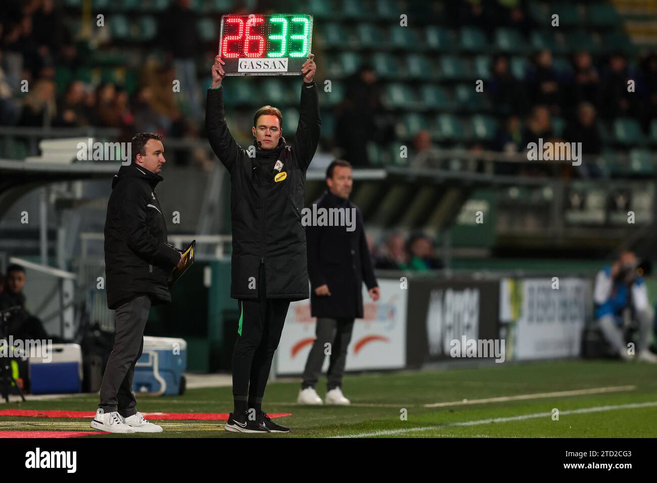 DEN HAAG, NETHERLANDS - DECEMBER 15: Fourth official Rick Sturm in ...