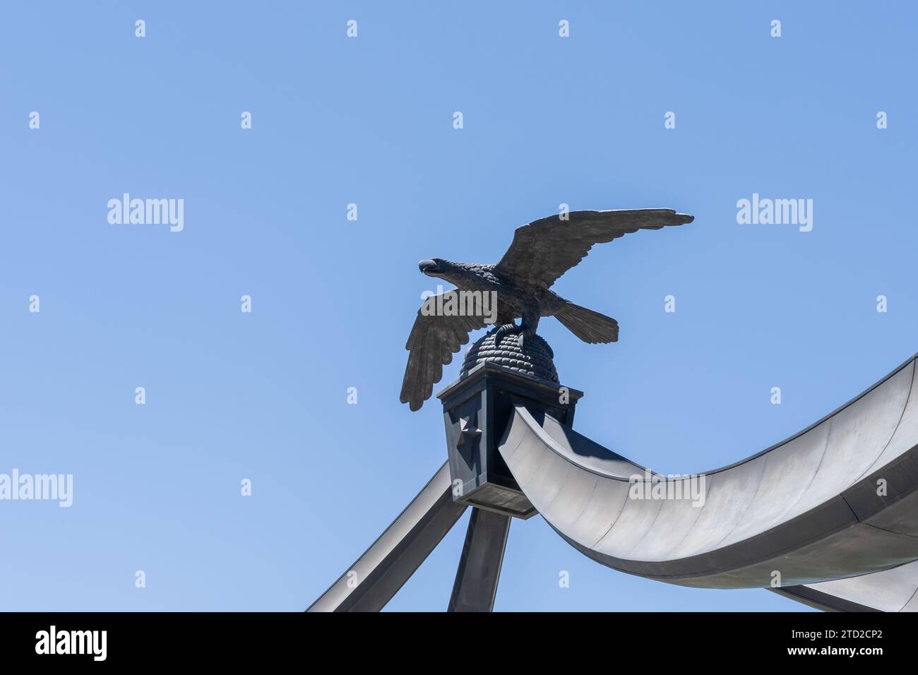 The Eagle Gate Monument in Salt Lake City, Utah, USA Stock Photo - Alamy