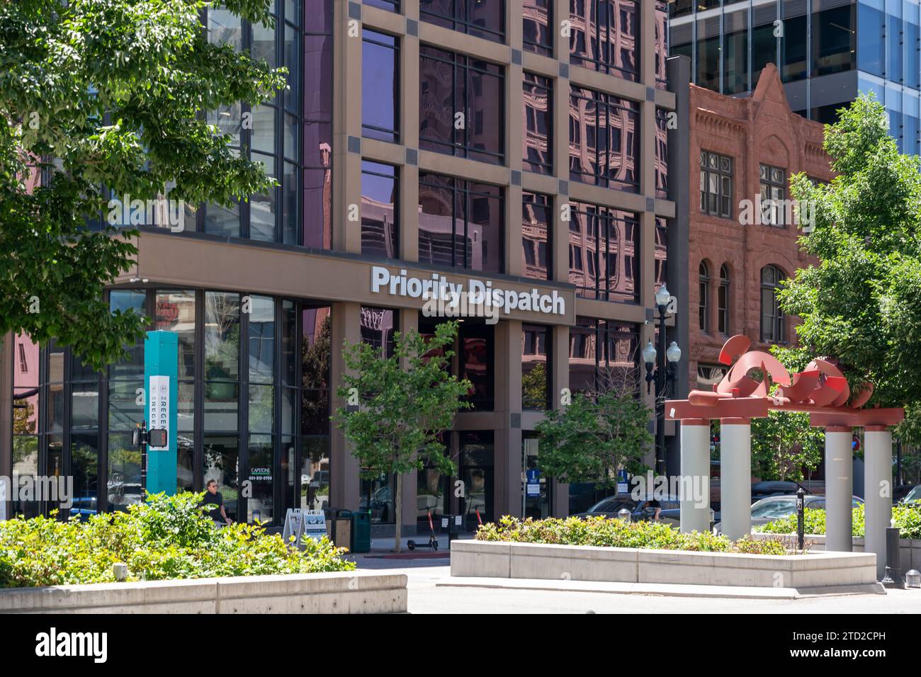 Priority Dispatch headquarters in Salt Lake City, Utah, USA Stock Photo ...