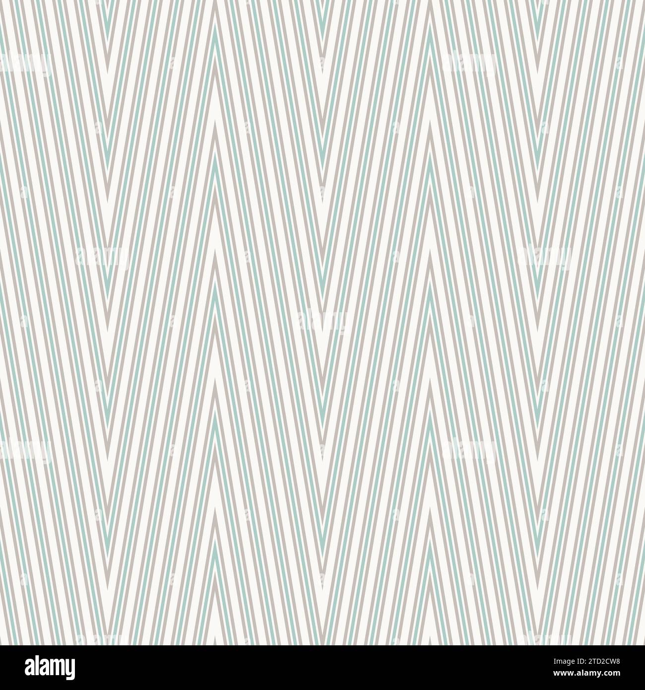 Seamless zigzag chevron geometric pattern in neural colors. Vector ...