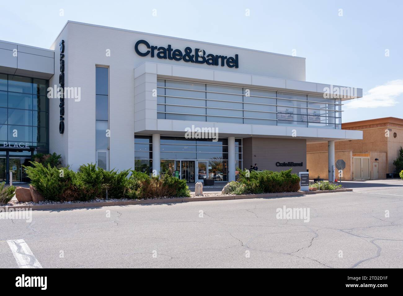 A Crate and Barrel store in Fashion Place Shopping Mall in Murray, Utah ...