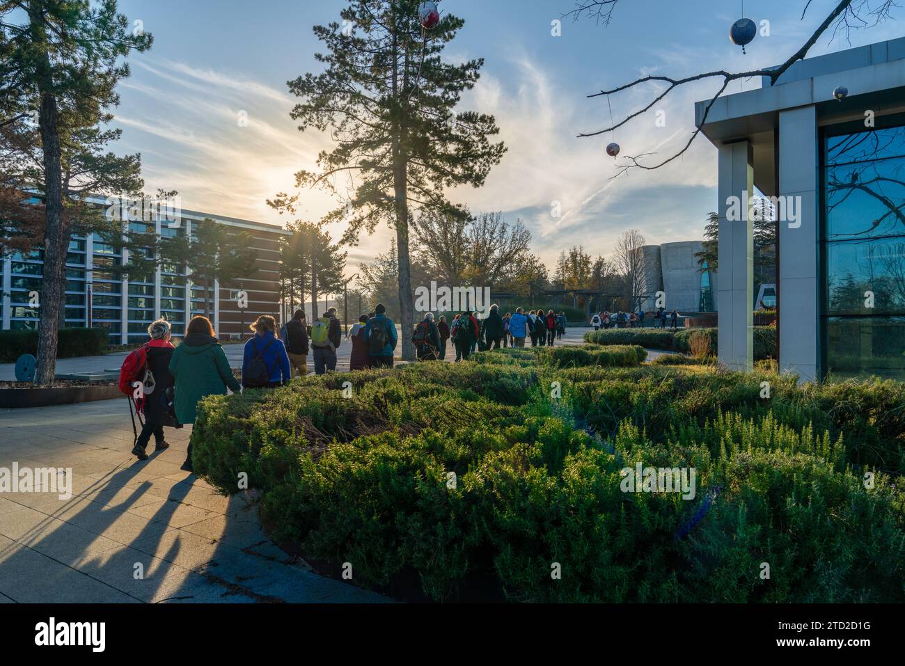 Ankara, Turkey - December 02, 2023: View from National Botanical Garden ...