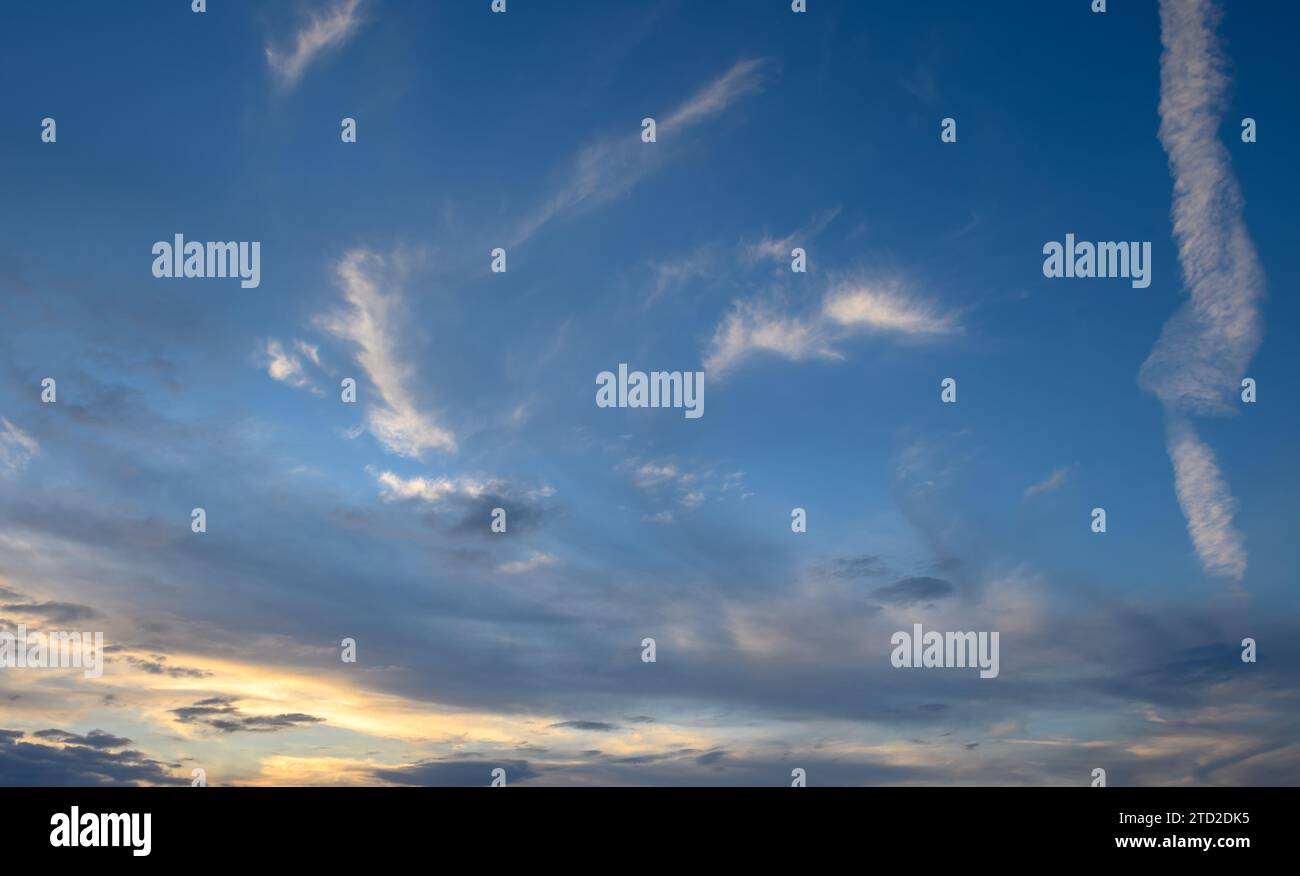 blue winter sky on the island of Cyprus 16 Stock Photo - Alamy