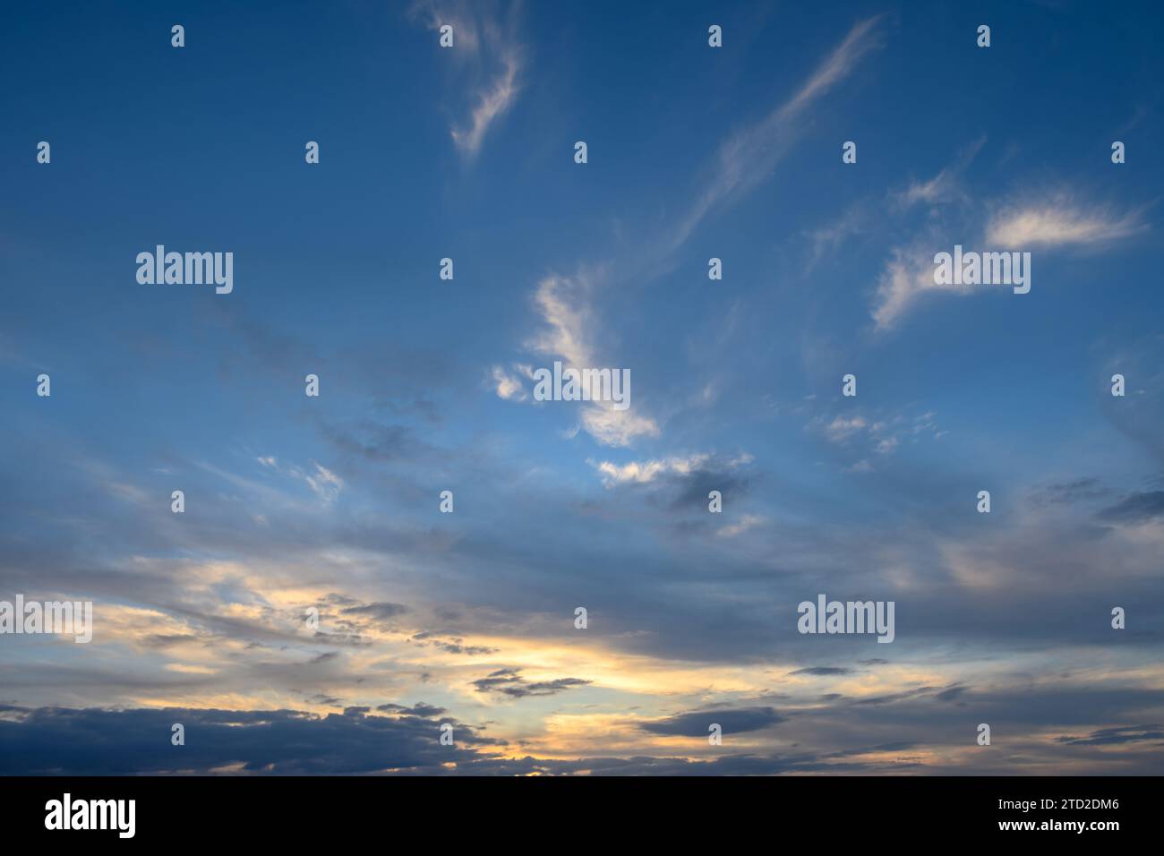blue winter sky on the island of Cyprus 15 Stock Photo - Alamy