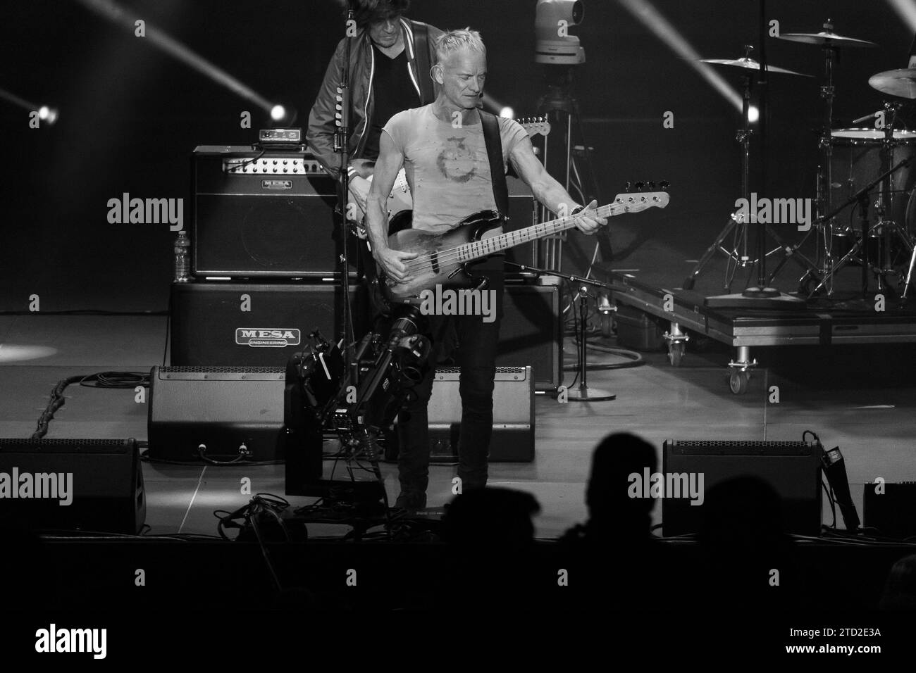 (Editorial use only) Singer Sting performing during Navidades Starlite ...