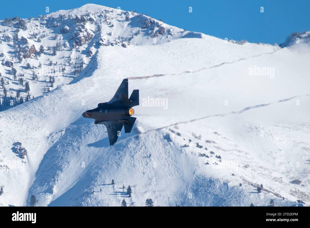 Maj. Kristin “BEO” Wolfe demonstrates the capabilities of the F-35A ...