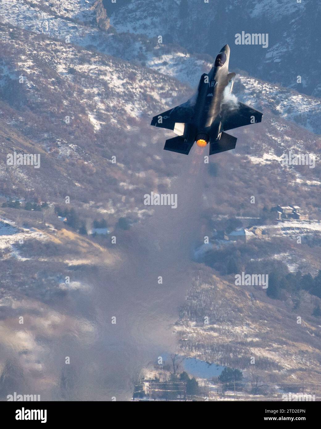 Maj. Kristin “BEO” Wolfe demonstrates the capabilities of the F-35A ...